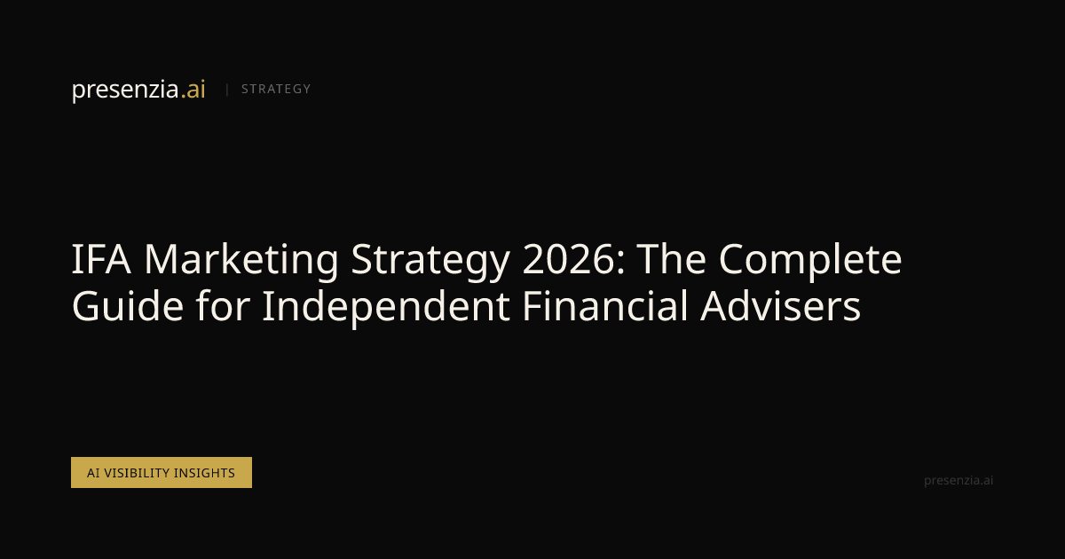 IFA Marketing Strategy 2026: The Complete Guide for Independent ...